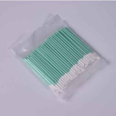 China 3mm Cleanroom PU Foam Swabs Lint Free Disposable Industrial Detailing Swabs 78mm Length for sale