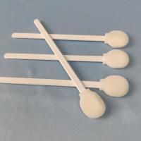China Polypropylene Handle Round Head Cleanroom Foam Swab 24.7mm x 20.4mm for PCB IC Cleaning for sale