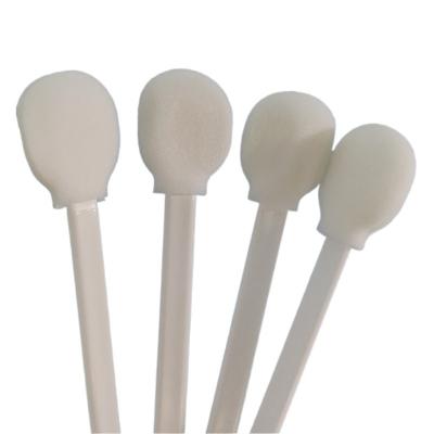 China FS708 100ppi Foam Tipped Cleanroom Swabs Round Head 24.7mm Solvent Cleaning for sale