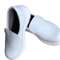 China ESD Approved Cleanroom Antistatic Safety Shoes with Steel Toe - Model H-3521 Unisex PU Construction for sale