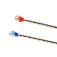 China Adhesive Silicone Red Round Head Gel Sticky Cleanroom Swab 72mm for SMT Cleaning for sale