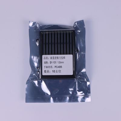 China Class 100 Silicone Swab Round Head Silica Gel Low Viscosity 72mm Cleanroom Swab for sale