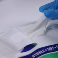 China Sealed Cleanroom Pre-Wetted Wiper 9x9 Inch with 120 g/m² Basis Weight for ISO Class 3 Environments for sale
