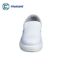 China White ESD Safety Shoes with Steel Toe Cap - Anti-static Cleanroom Footwear Size 1-17 for Electronics Manufacturing for sale