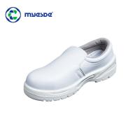 China White ESD Safety Shoes with Steel Toe Cap - Anti-static Cleanroom Footwear Size 1-17 for Electronics Manufacturing for sale