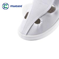 China ESD Protection Cleanroom Shoes 10⁶-10⁹ Ohm Anti-Static with PU Sole, Sizes 34-50 for Electronics Industry for sale