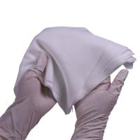 China Sterile Cleanroom Wipe Lint Free 6x6 Inch Class 100 High Absorbency Polyester Knit for sale