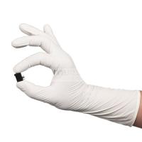 China 300mm 12 Inch Cleanroom Nitrile Gloves Class 100 ISO Certified Powder-Free Latex-Free for sale