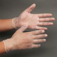China Cleanroom ESD PVC Disposable Gloves - Class 10, 10^10 Ω Resistance, 100 Pieces for sale