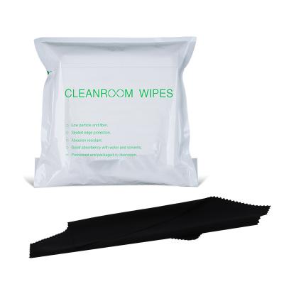 China Eco-friendly Cleanroom Polyester Wipes High-absorbency Dust-free for sale