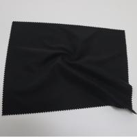 China Black Polyester Knit Cleanroom Inspection Wipe 9x9 Inch Laser Sealed Edges for sale
