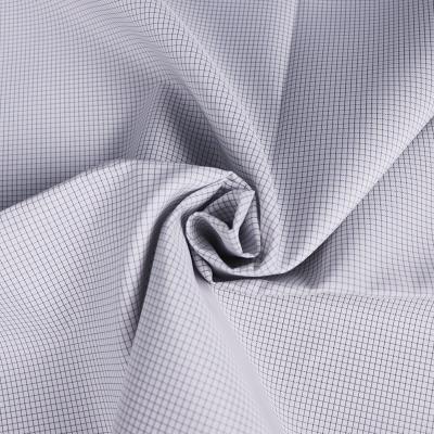 China 2.5mm Grid ESD Conductive Fabric - 98% Polyester 2% Carbon Fiber, 1.52m Width, 110g Weight for Clean Room Protection for sale
