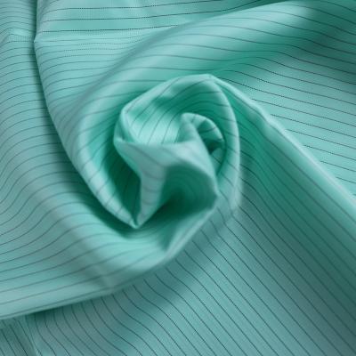 China ESD Safe Fabric 2.5mm Strip with Conductive Fibers 105gsm 150cm Width for sale