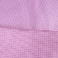 China Customizable Antistatic Fabric 2.5mm Grid 5mm Strip Conductive Fiber 150cm Width 105gsm for sale