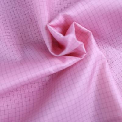 China Antistatic ESD Fabric 2.5mm Grid 105gsm Polyester Carbon Fiber for Electronics Pharmaceutical Cleanroom for sale