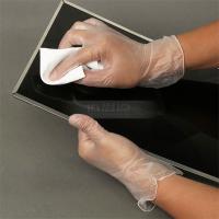 China Powder Free Disposable Vinyl PVC Cleanroom Gloves 100 Pcs per Box Bulk for sale