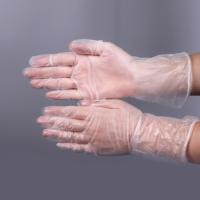 China Powder Free Disposable Vinyl PVC Cleanroom Gloves 100 Pcs per Box Bulk for sale