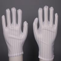 China ESD Safe Anti Static Clean Room Gloves Protection Solution for sale