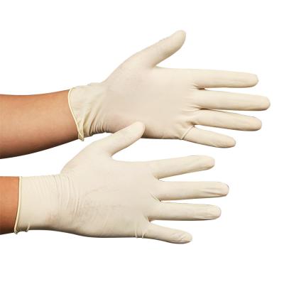 China Powder Free Disposable Latex Cleanroom Gloves XL 4-6 Mil ASTM D3578 for sale