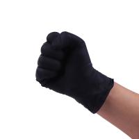 China Black Nitrile Disposable Gloves 9.5 Inch Powder Free Latex Free Household Protection for sale