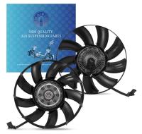 China LR025965G 12V Automobile Radiator Cooling Fan With Built In Fuse Spring Type for sale