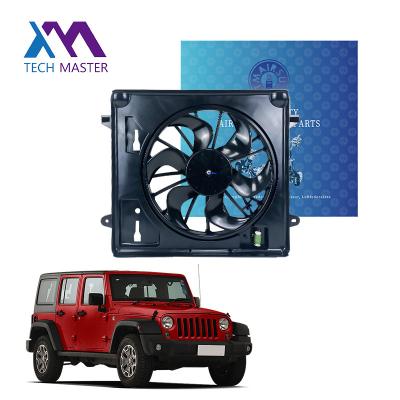 China Jeep Wrangler JK Radiator Electric High Performance Cooling Fan with Long Wire for sale