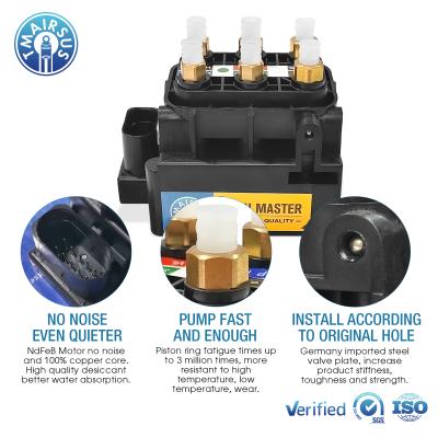 China Ready to Ship Air Suspension valve block For Audi A8 D4 A6 C7 Front Air Springbag Suspension 4H0616013 4G0616005C for sale