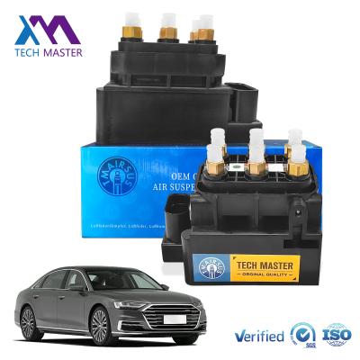 China 4H0616013 Air Suspension Solenoid Valve Block for Audi A8 D4 A6 C7 4G Bentley Mulsanne Airmatic Control Valve Unit Auto Parts for sale