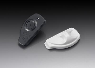 China Mini EAS Hard Security Tag 58kHz for Clothing Stores Grey Black Reusable Anti-Theft Tag 59x30x18mm for sale