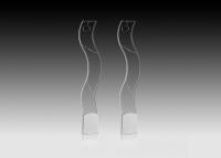 China Aluminum EAS Security System People Counting , Silver / Black EAS Pedestal System for sale