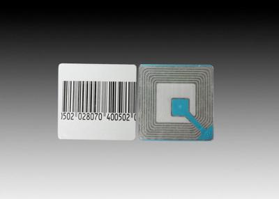 China 8.2mhz White RF Sticker Labels High Viscosity Deactivatable / Non-Deactivatable HAX703 for sale
