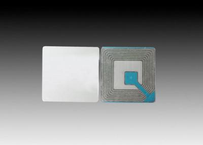 China Printable Alarming RF Security Labels 40x40mm Aluminum Anti Theft Labels 8.2MHz for sale