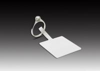 China EAS RF Jewelry Sticker Adhesive Label 8.2MHz 40mm x 40mm Blank Printable Security Tag for sale