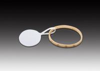 China Round RF Security Labels Sticker Jewelry Tags Aluminum Coil 40mm Dia 8.2MHz for sale