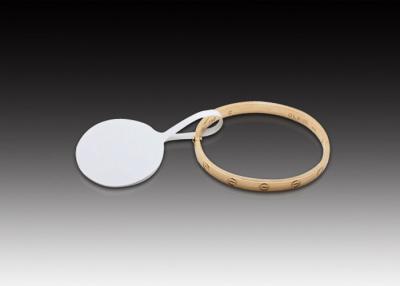 China Round RF Security Labels Sticker Jewelry Tags Aluminum Coil 40mm Dia 8.2MHz for sale