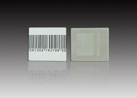 China Waterproof Microwave Safe EAS RF Label 40x40mm 8.2MHz for Frozen Food Barcode Supermarket for sale