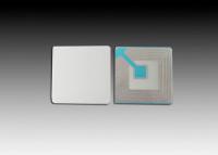China Frozen Label White EAS RF Label 4x4cm Copper Coated Paper Aluminum Foil 8.2MHz for sale