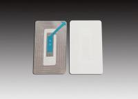China 24*45mm Plain EAS RF Label Supermarket Bookstore Rubber-Based / Hot Melt Adhesive for sale