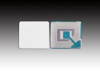China Hot Melt EAS RF Label Plastic Deactivatable / Non-Deactivatable Sensor Sticker HAX728 for sale