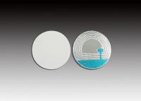 China White Disposable EAS RF Label 8.2Mhz Security Sticker Round Label Protector for sale