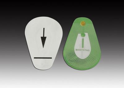 China 40*58mm Plastic Sticker EAS RF Label Deactivatable / Non-Deactivatable HAX737 for sale