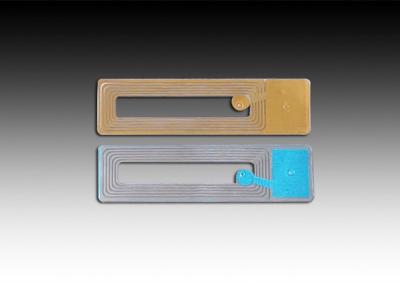 China Silver Grey Retail Store EAS RF Label 52*15mm Disposable Barcode HAX738 for sale