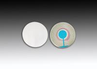 China 35mm Round EAS Soft Label Anti-Theft Tag 8.2MHz for Retail Security for sale