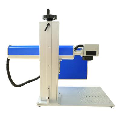 China Desktop High Speed 20W Fiber Laser Marker Machine For Metal Space Saving for sale
