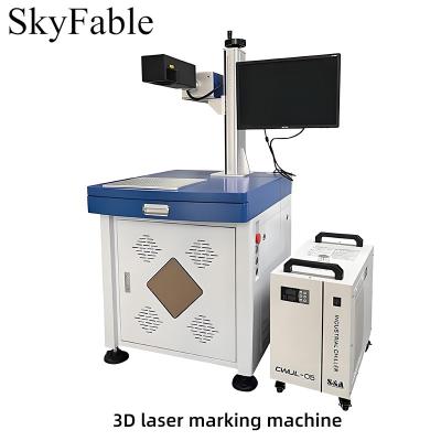 China 【 3D Surface Laser Marking Machine 】 High precision dynamic focusing laser engraving machine suitable for metal/plastic/ceramic multi materials supporting relief marking of irregular surfaces for sale