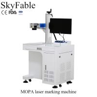 China 1064nm Mopa Fiber Laser Marker Durable Permanent Marking Machine 7000mm/s Speed for sale