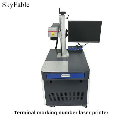 China Electric Terminal Marking Machine Wear Corrosion Resistant Laser Marking Equipment for sale