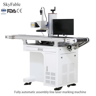 China Automatic Universal Visual Laser Marking Machine For Metal Plastic Ceramic Pollution Free for sale