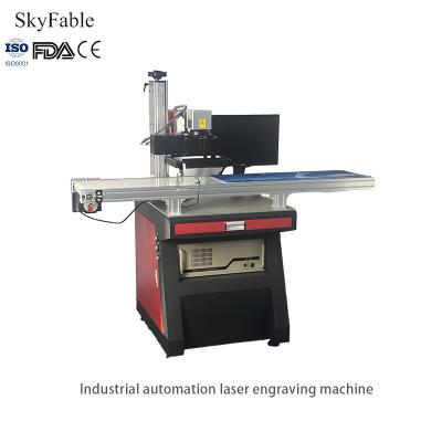 China Industrial Vision Laser Engraving Machine High Precision Automated Laser Engraver for sale