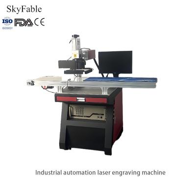 China Fully Automatic Visual Laser Marking Machine Industrial Laser Carving Equipment for sale